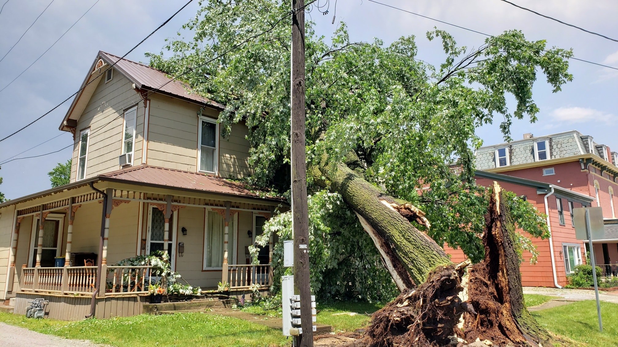 Severe thunderstorms cause widespread wind damage in the area - News ... Severe thunderstorms cause widespread wind damage in the area - News ...