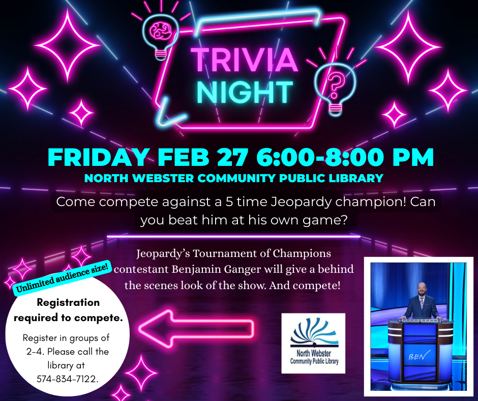 Late Night Trivia with 5 Time Jeopardy Champ Benjamin Ganger - News Now ...